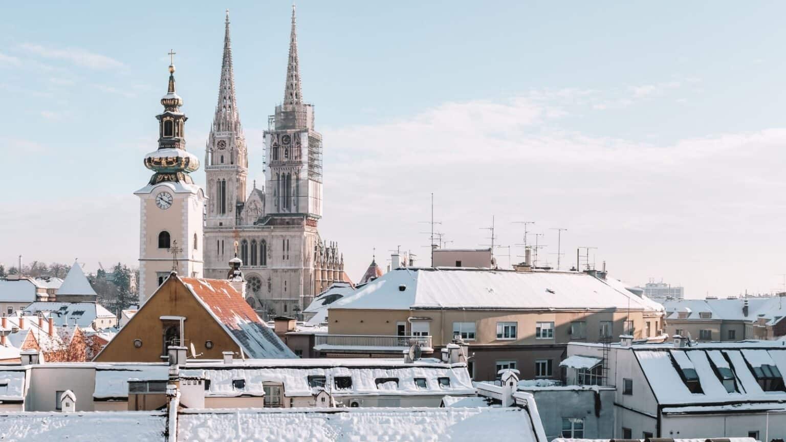 These European Cities Feature Stunning Winter Landscapes With Snow ...