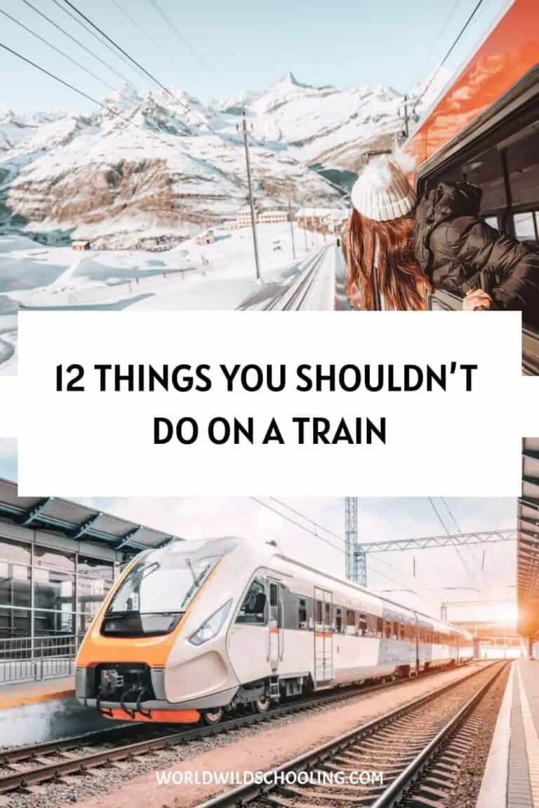 12 Things You Definitely Shouldn’t Do on a Train