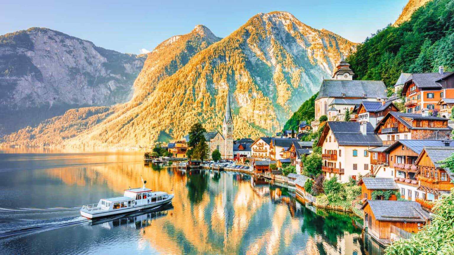 This Alpine Village Is a Fairytale Destination With Lakeside Views and One of the Oldest Salt ...