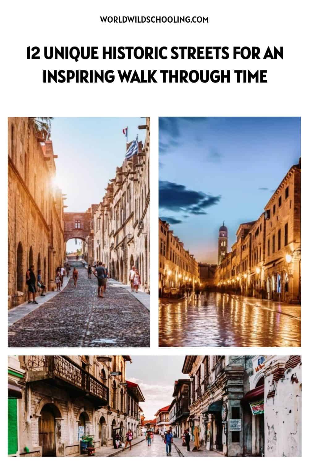 From Medieval Alleys to Colonial Avenues, These Historic Streets Tell ...