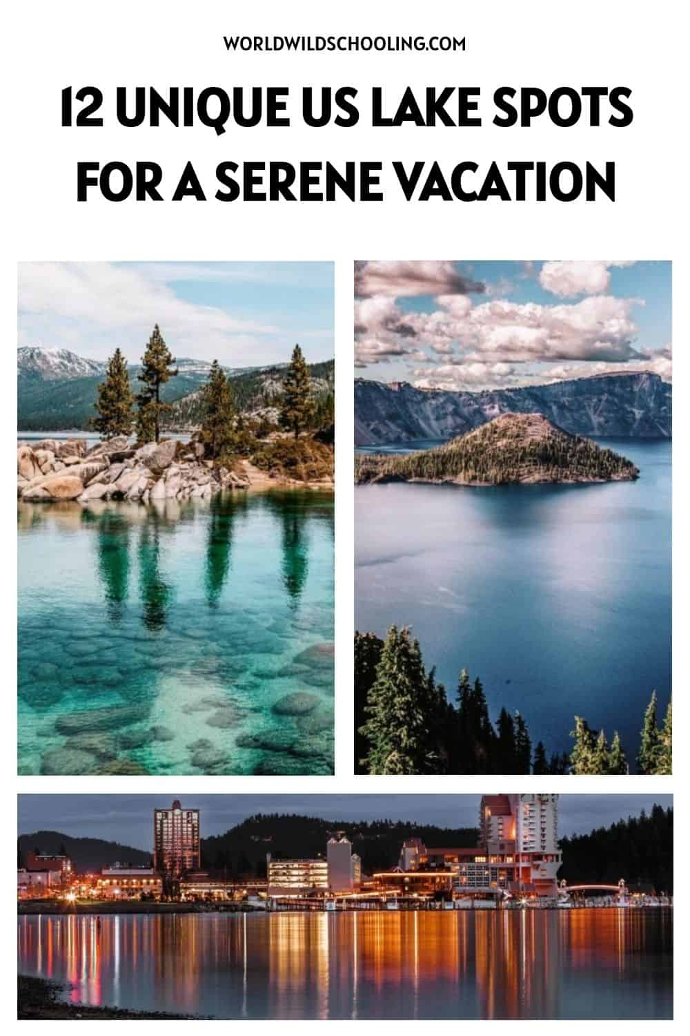 12 US Lake Destinations for a Relaxed Vacation 2025