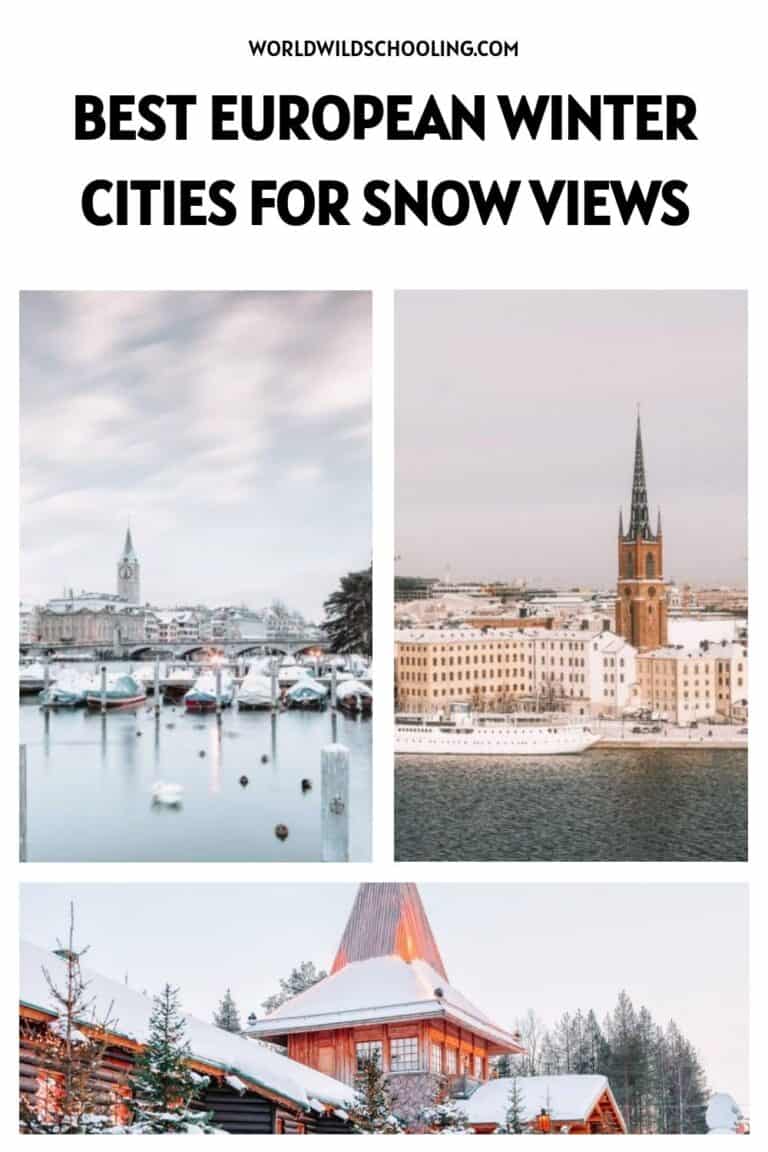 These European Cities Feature Stunning Winter Landscapes With Snow ...
