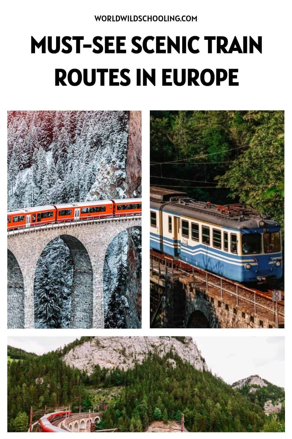 These Scenic Train Rides in Europe Reveal the Continent's Most ...