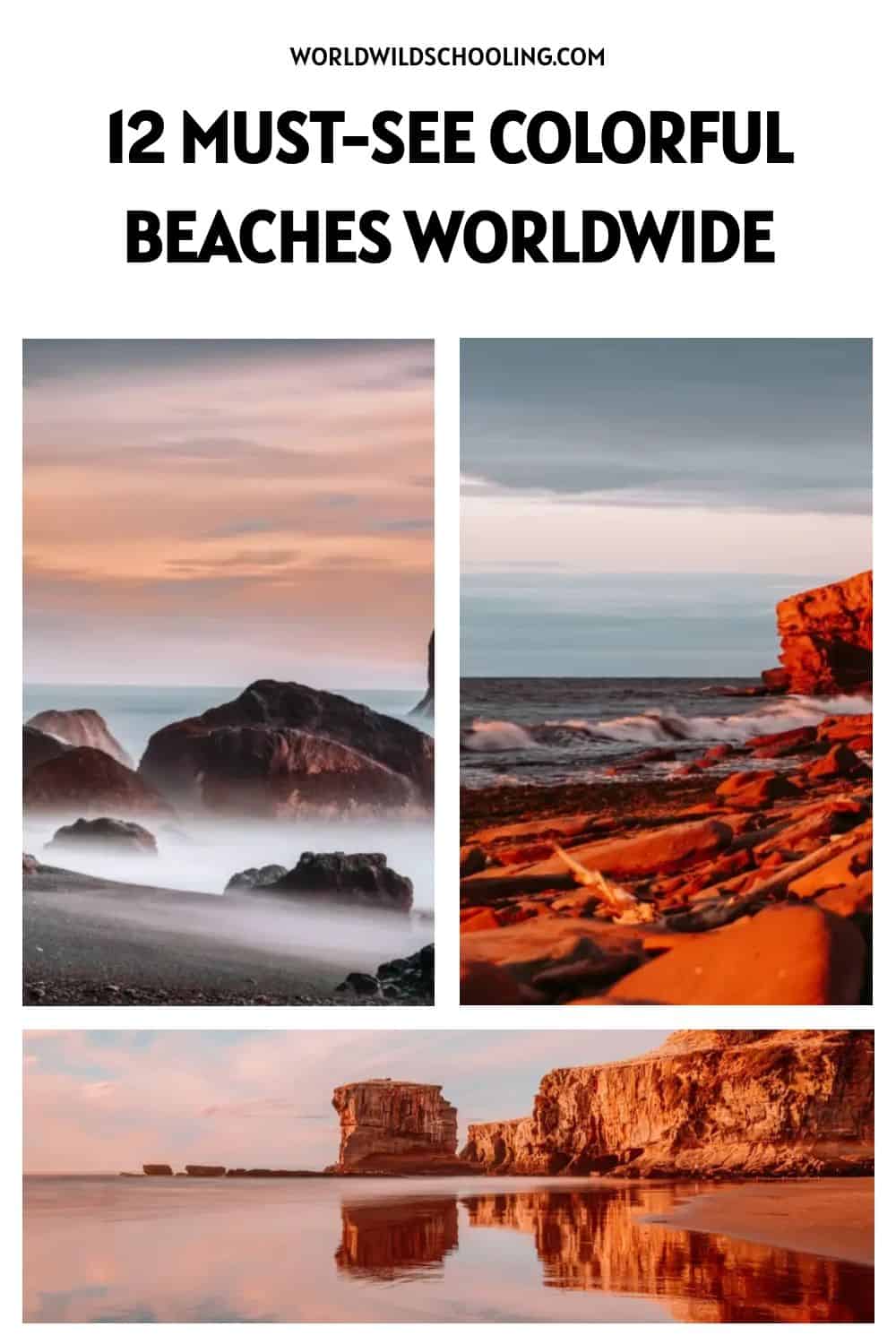 12 Colorful Beaches Around the World You Must See